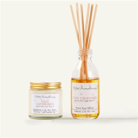 Stay Grounded Mood Candle And Diffuser Set Tyler Aromatherapy Ltd