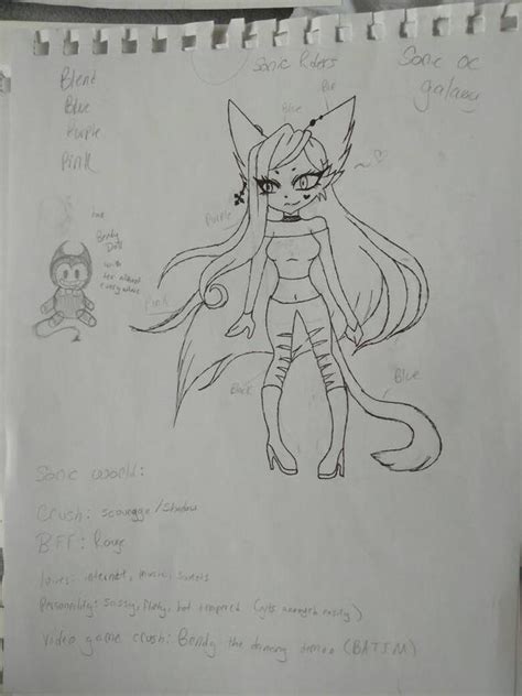 Galaxy Sonic Batim Oc By Chloeking123 On Deviantart