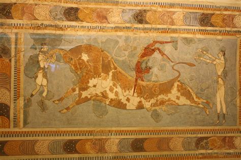 Minoan Frescoes World History Encyclopedia