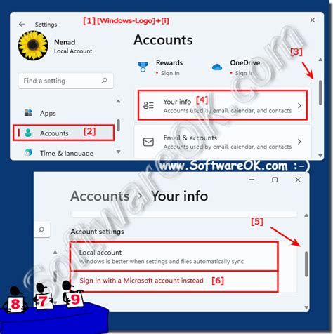 In Windows 11 Microsoft Account To Local User And Back