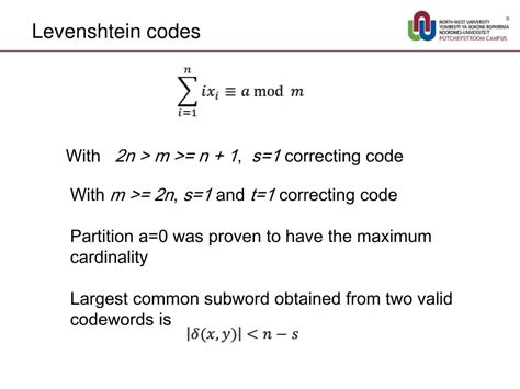 ppt coding for the correction of synchronization errors powerpoint presentation id 2084503
