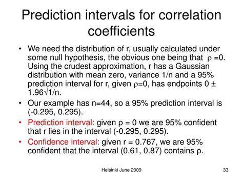 Ppt Confidence Intervals And Hypothesis Tests Statistical Inference