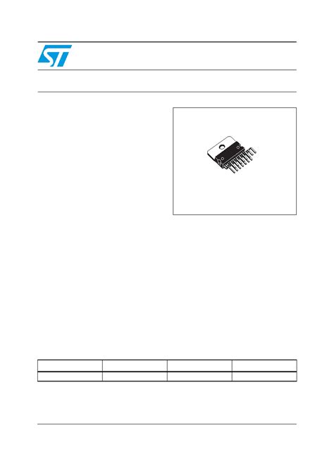 STA540 datasheet(1/23 Pages) STMICROELECTRONICS | 4 x 13 W dual/quad ...