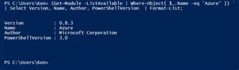 Azure Powershell Cmdlets Version Updates Ken Cenerelli