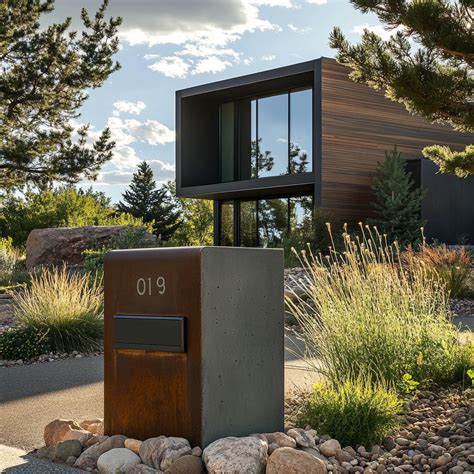 Modern Mailbox Design Ideas That Make A Statement Fh