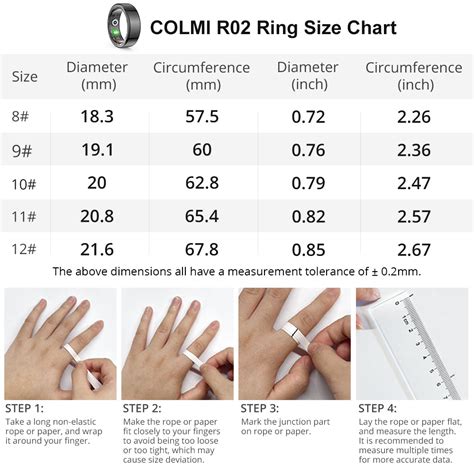 Colmi R02 Smart Ring Fitness Tracker