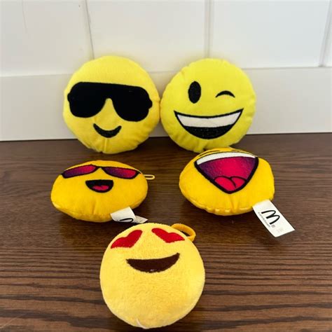 Toys Lot Of 5 Plush Emojis Poshmark