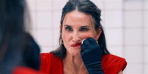 Substance Bts Images Shared By Demi Moore Are Absolutely Horrifying