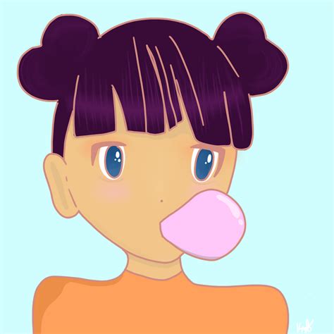 Bubble Gum Anime Girl By Kraknsart On Deviantart