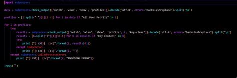How A Python Script To Retrieve Wifi Passwords On Windows Machine
