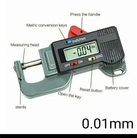 Jual Micrometer Digital Thickness Gauge Ukur Ketebalan Mikrometer 0