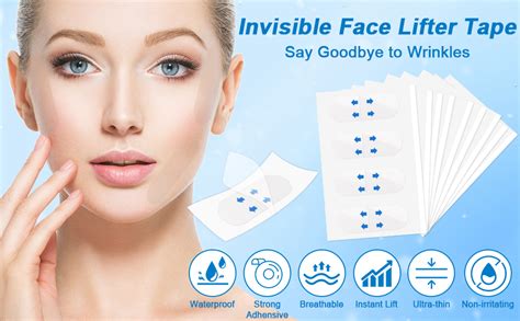 Jutqut Face Lift Tape Invisible 152pcs Face Tape Lifting