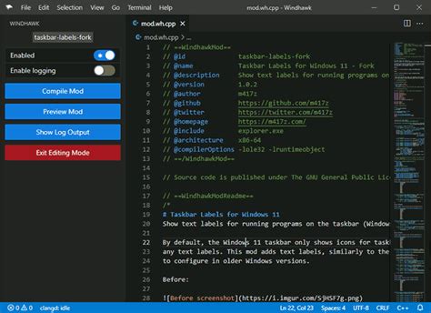 Windhawk — модульный твикер для настройки Windows 11 и 10 Remontka Pro