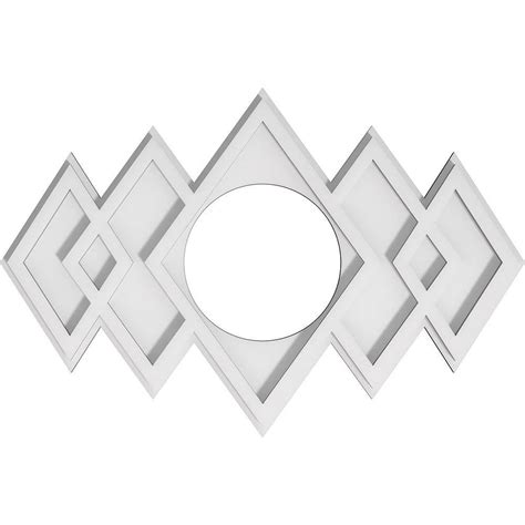 Ekena Millwork 1 In X 20 In X 13375 In Pvc Medallion Moulding