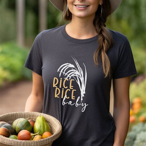 Funny Rice Farmer Shirt Harvest Season Shirt For Rice Crop Farmers