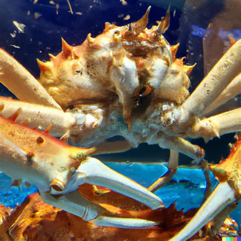 King Crabs Underwater