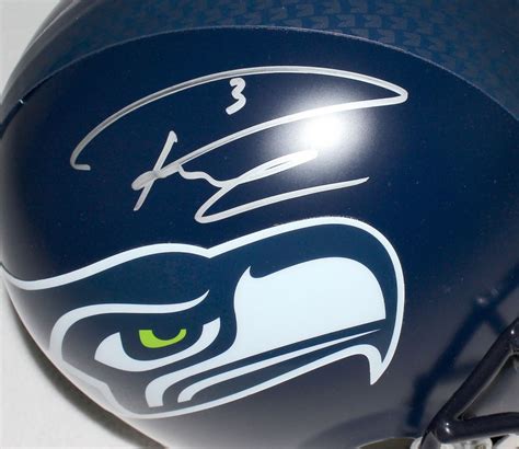 Russell Wilson Signed Seahawks Full Size Helmet Wilson Coa