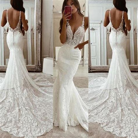 Sexy Low Back Wedding Dresses Sexy Backless Wedding Dresses WonÁ La