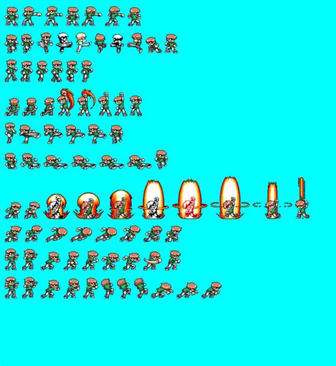 Scott Pilgrim Sprite Sheet Unfinished By Demonicbounty On Deviantart