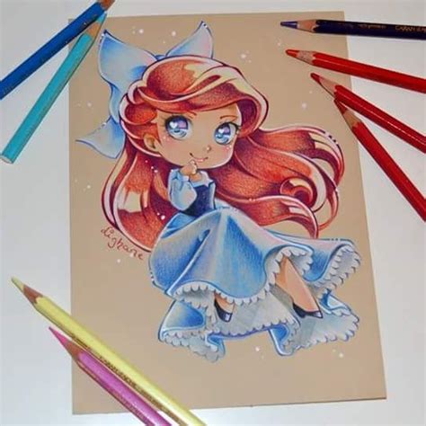 How To Draw Chibi Disney Princesses