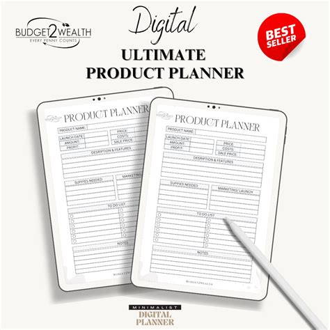 Product Planner Product Launch Template Small Business Template