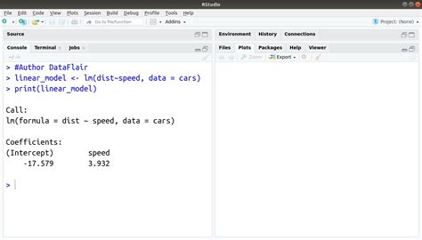 R Linear Regression Tutorial Door To Master Its Working Dataflair