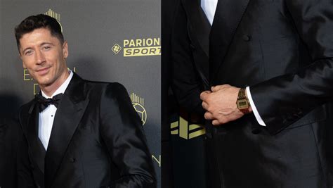 Robert Lewandowski Zaskoczył Zegarkiem Na Gali Złotej Piłki Jego Cena Jest Naprawdę Niska
