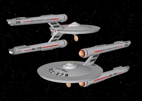 Federation Tos Era Akula Class Destroyer Sfc By Digitalexplorations