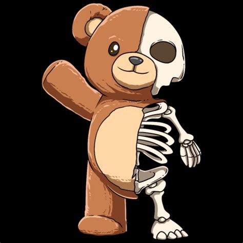 Draw A Teddy Bear Skeleton 40 Off
