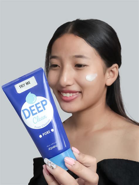 A'PIEU DEEP CLEAN FOAM CLEANSER [PORE](130ml) – Beautytalk.in