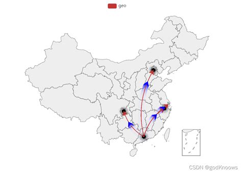 Python · Pyecharts Geo Geolines 如何关闭动态效果和缩小箭头大小python Pyecharts