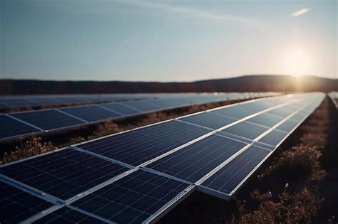 Premium AI Image Solar Power Plant Generative AI