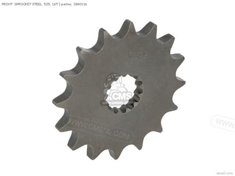 Front Sprocket Steel 525 16t For Gsxr750 1998 W Usa E03 Order At