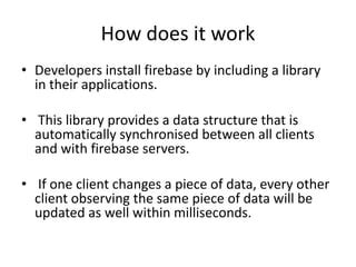 Python Integration With Firebase PPTX Web Development Internet