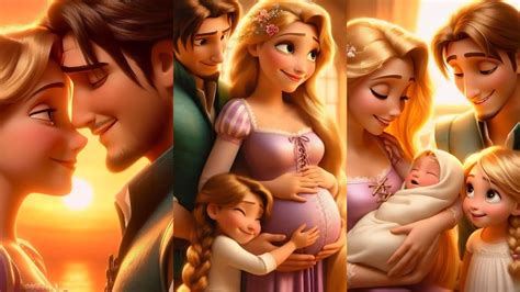 Rapunzel Mom Journey🍼👶 Rapunzel Pregnant And Giving Birth Youtube