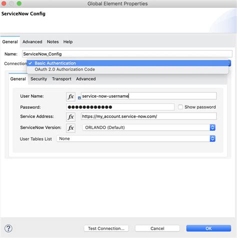 Servicenow Connector 611 Examples Mulesoft Documentation