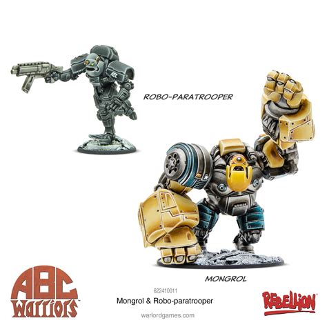 Abc Warriors Mongrol And Robo Paratrooper Abc Warriors Wargames