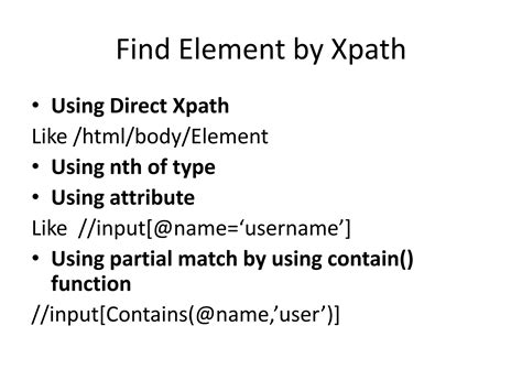 locators in selenium bnt 09 pptx web design and html internet