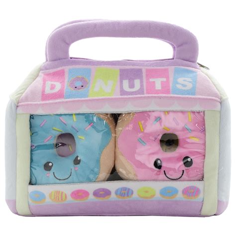 Iscream Box Of Donuts Packaging Fleece Plush