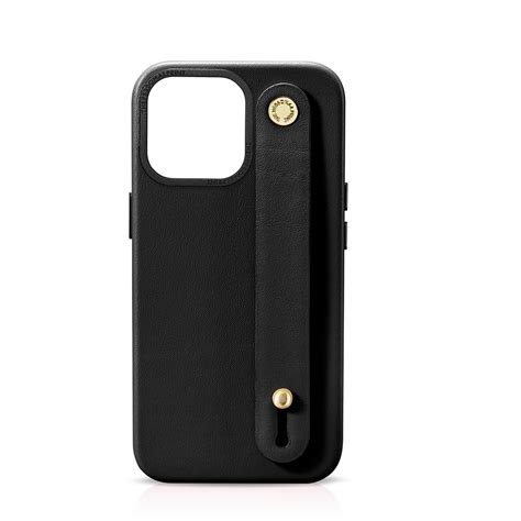 Iphone Pro Letter Strap Case Black Fone Express