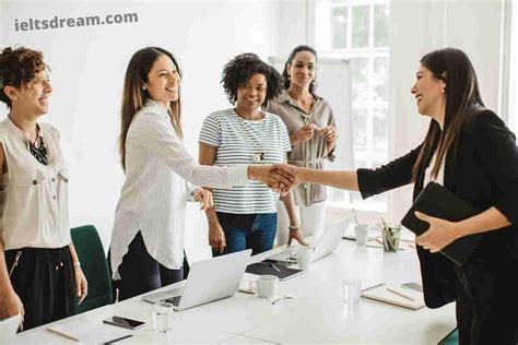 ielts dream world — you have been placed in a new job the same as your