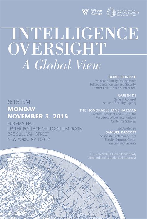 Intelligence Oversight A Global View Reiss Center On Law And Security
