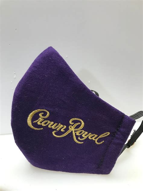 Crown Royal Mask Original Crown Royal Bag Crown Royal Face | Etsy