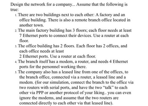 solved can you draw a diagram of the entire network assing