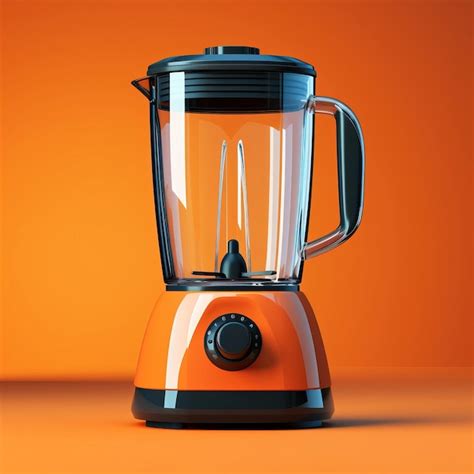 Premium Vector Orange Color Blender Flat Vector White Background Isolate
