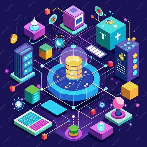 Premium Vector Quantum Computer Programming Vector Graphics