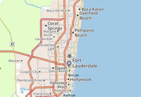 Michelin Wilton Manors Map Viamichelin