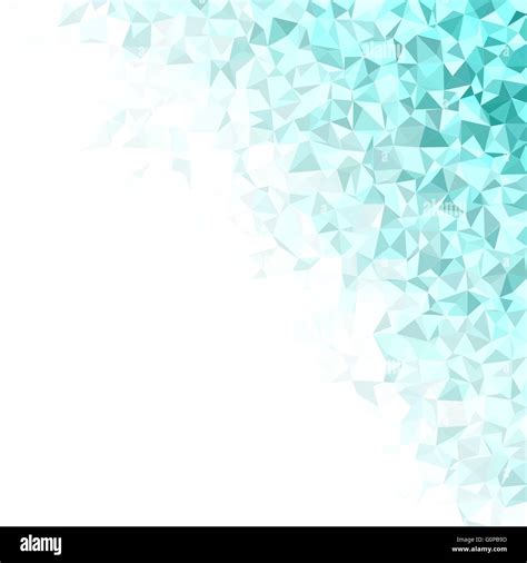 Cyan Triangle Mosaic Vector Background Design Stock Vector Image And Art