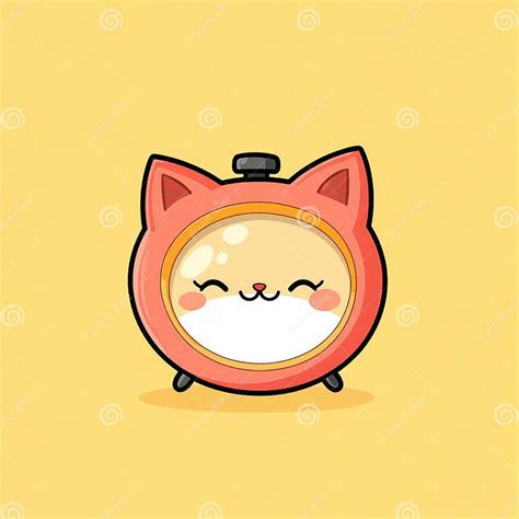 A Charming Vector Logo Featuring A Cute Clock Design Perfect For