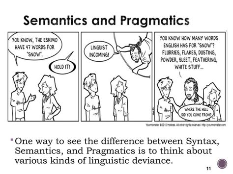 Semantics And Pragmatics Definition And Relationshipppt